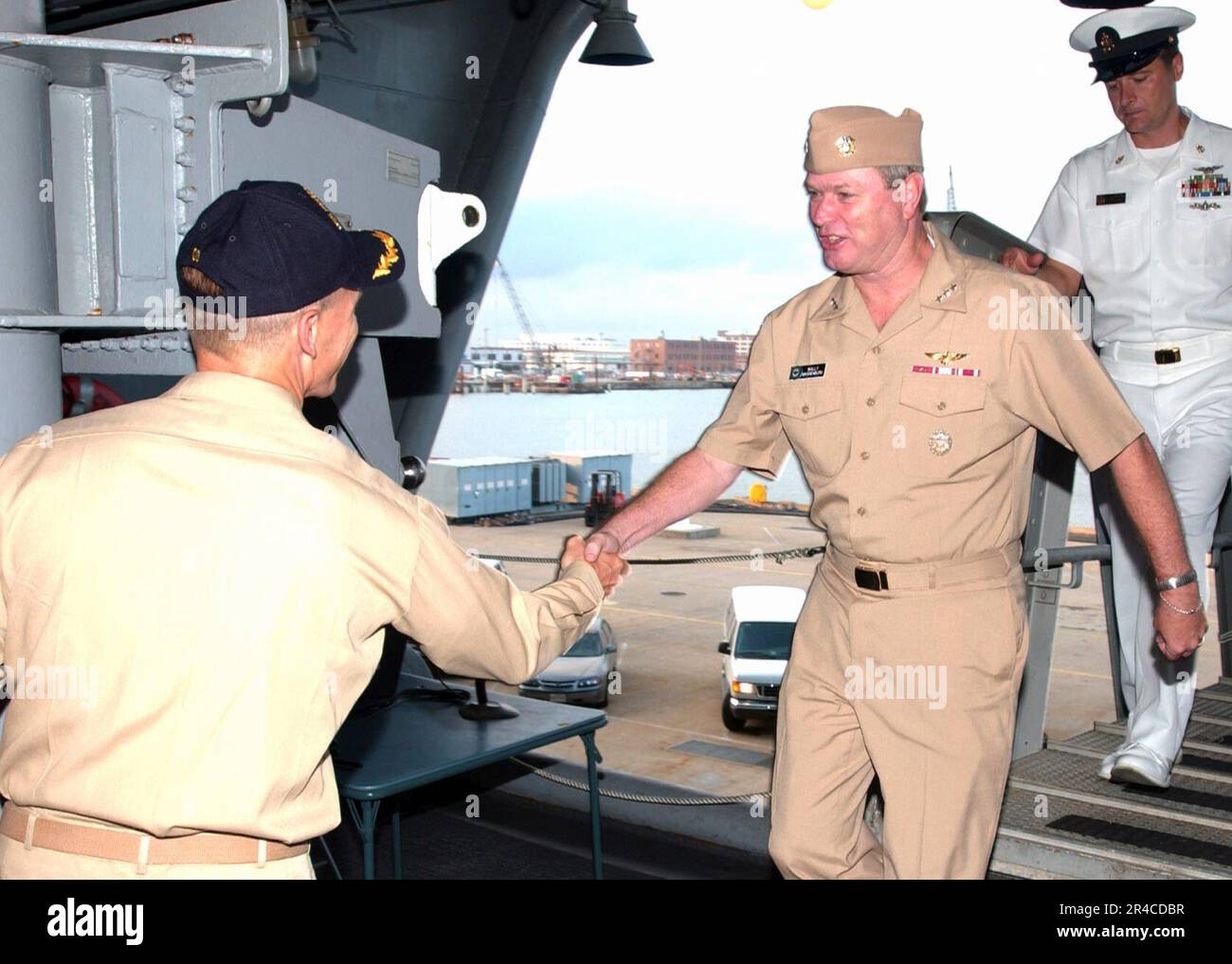 US Navy USS Theodore Roosevelt (CVN 71) Commanding Officer, Capt ...