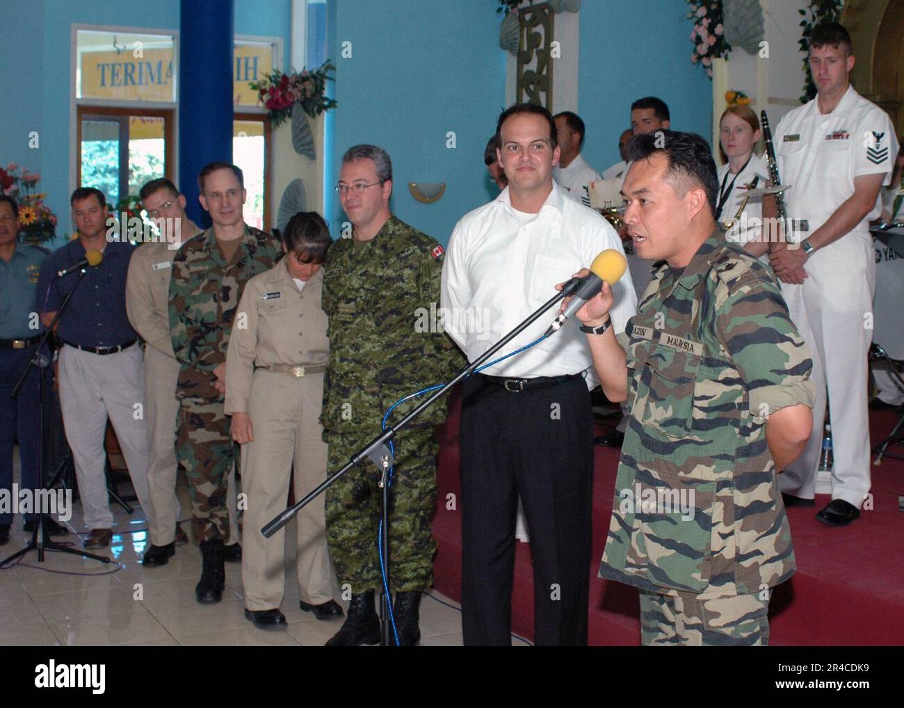 US Navy Medical personnel from different nations and services introduce ...
