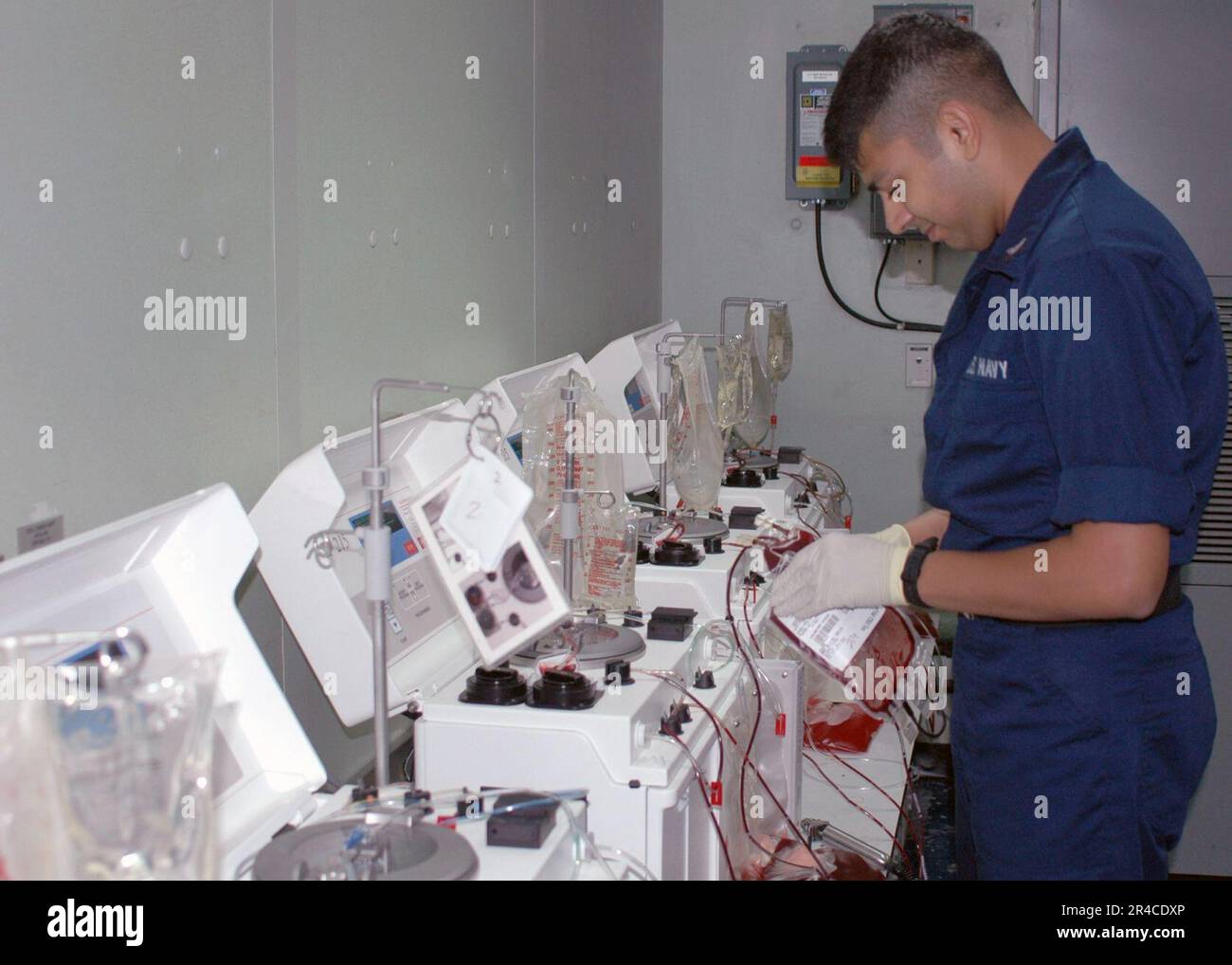 US Navy Navy Hospital Corpsman 3rd Class from the Medical Treatment ...
