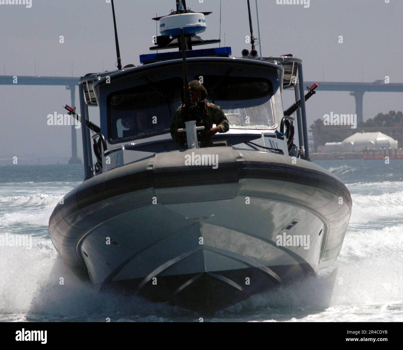 US Navy Sailors assigned Inshore Boat Unit Five Two (IBU-52) train in ...