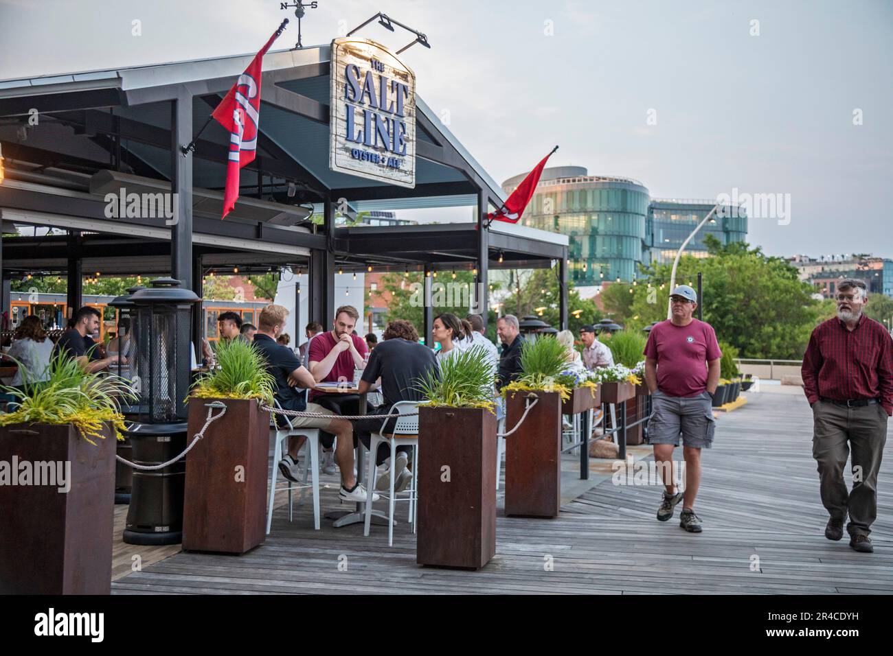 Washington, DC - The Salt Line, a seafood restaurant on the Anacostia ...