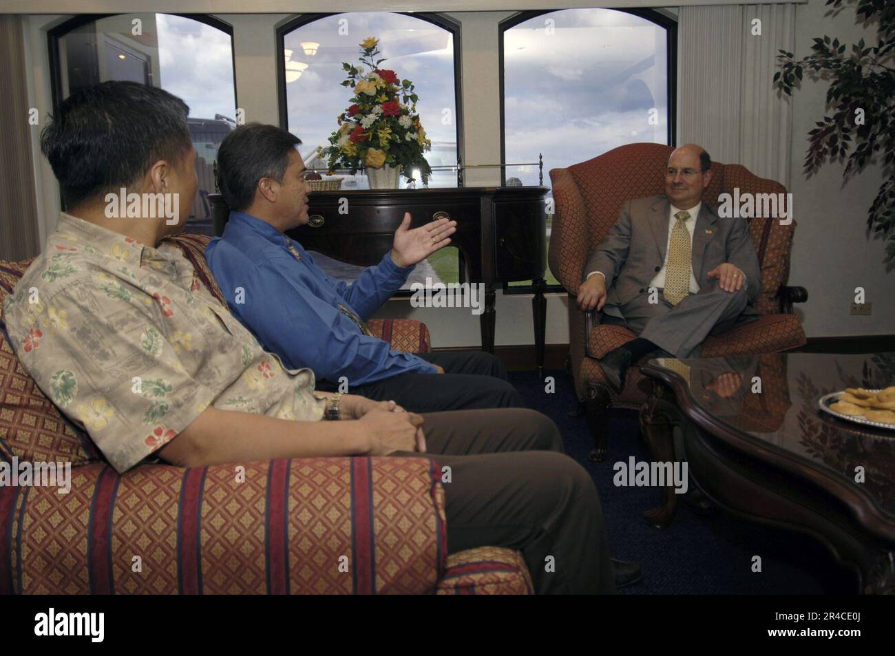 US Navy Secretary of the Navy (SECNAV), the Honorable Dr. Donald C ...