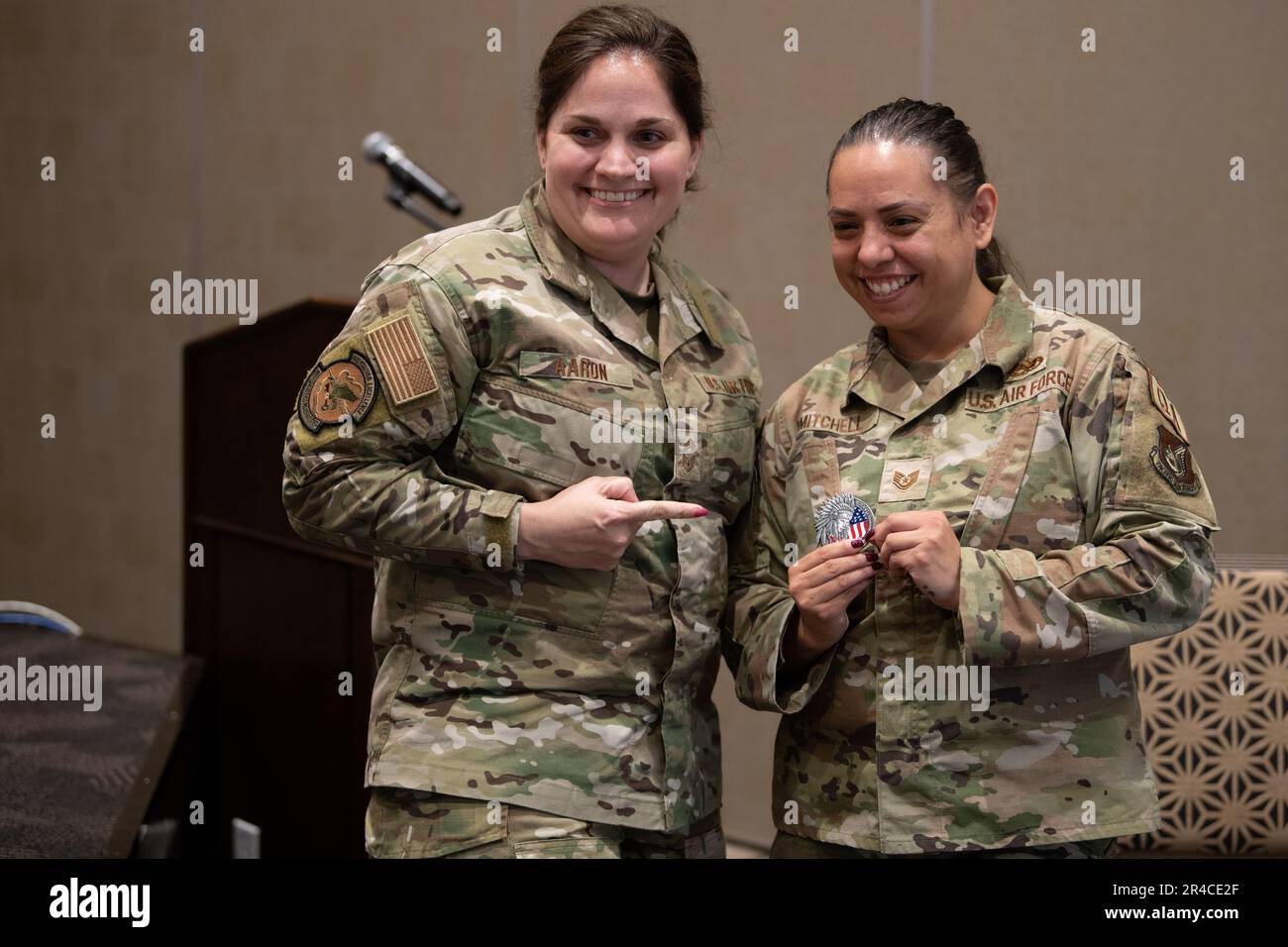 Chief Master Sgt.Amanda Aaron, 18th Logistics Readiness Squadron ...