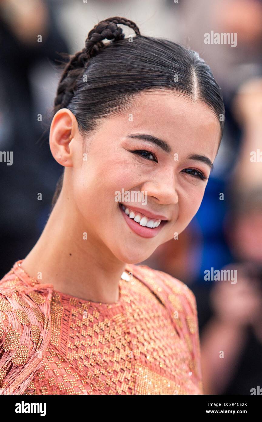 Cannes, France. 27th May, 2023. Leah Lewis attending the Elemental ...
