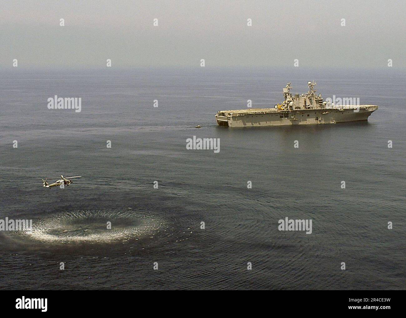 US Navy An MH-60S Seahawk assigned to Helicopter Sea Combat Support ...