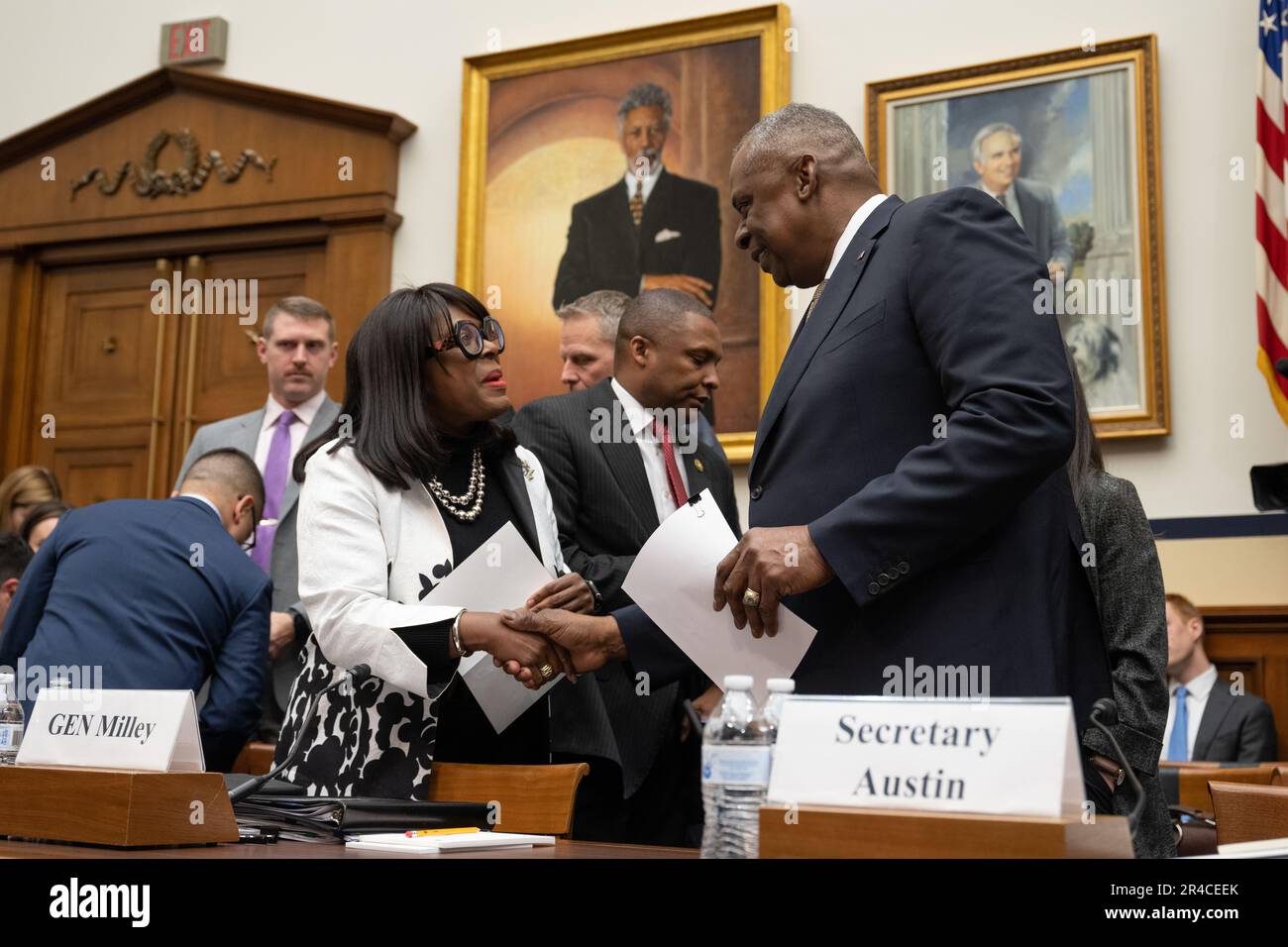 Secretary of Defense Lloyd J. Austin III, Chairman of the Joint Chiefs ...