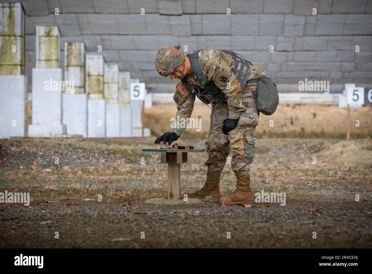 U.S. Army Spc. Isaac Eriksen, an infantryman assigned to the 1st Battalion, 102nd Infantry ...