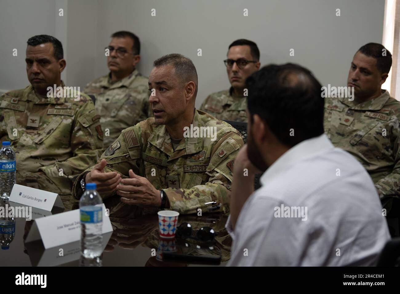 U.S. Air Force Col. Carlos Borges, the director of staff-air, Puerto ...