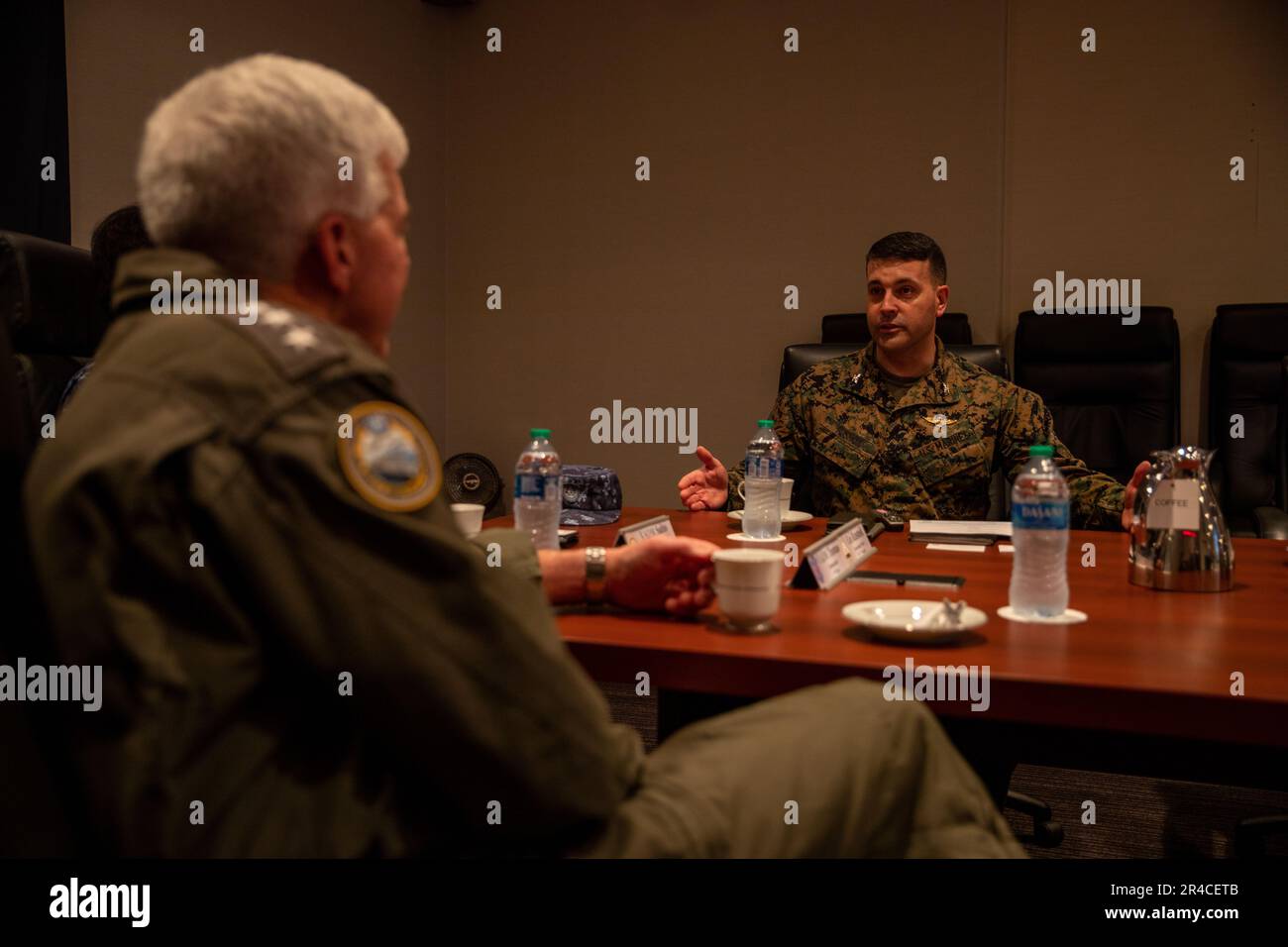U.S. Marine Corps Col. Richard Rusnok, the commanding officer of Marine ...