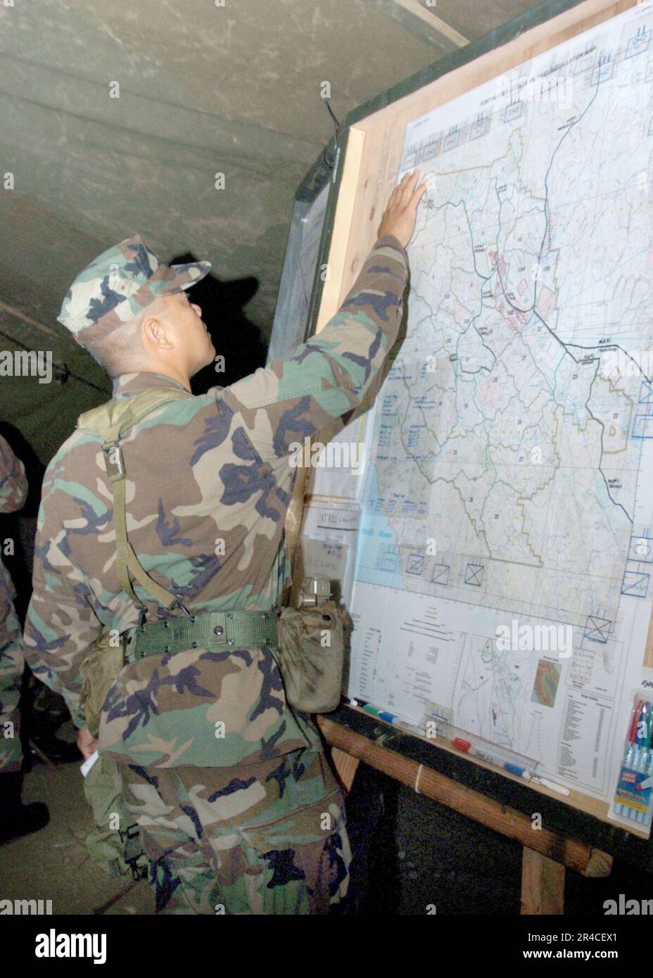 US Navy Lt.jg of Naval Mobile Construction Battalion Four (NMCB-4 ...