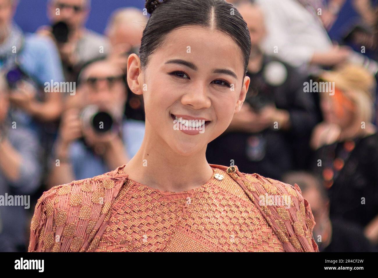 Leah Lewis poses for photographers at the photo call for the film ...