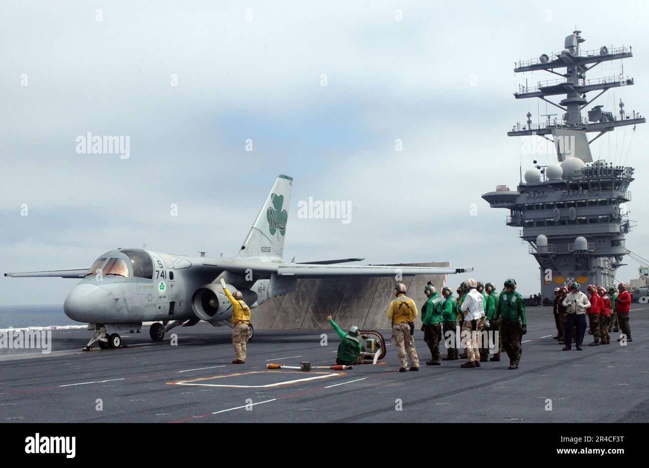 US Navy An S-3B Viking assigned to the Shamrocks of Sea Control ...