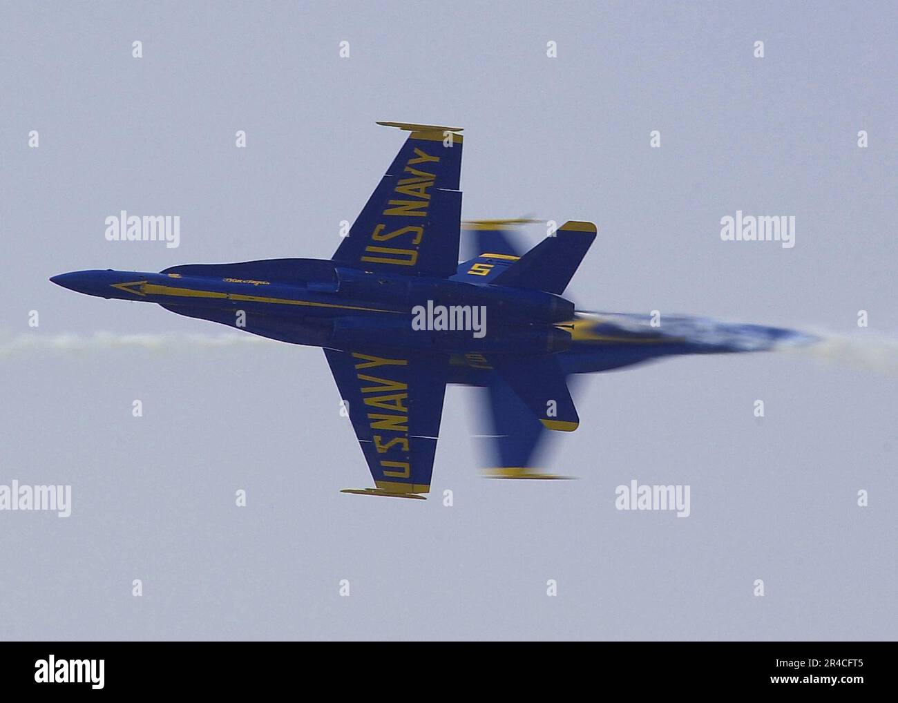 US Navy The Navy's Blue Angels demonstrate their skill in an F-A-18 ...