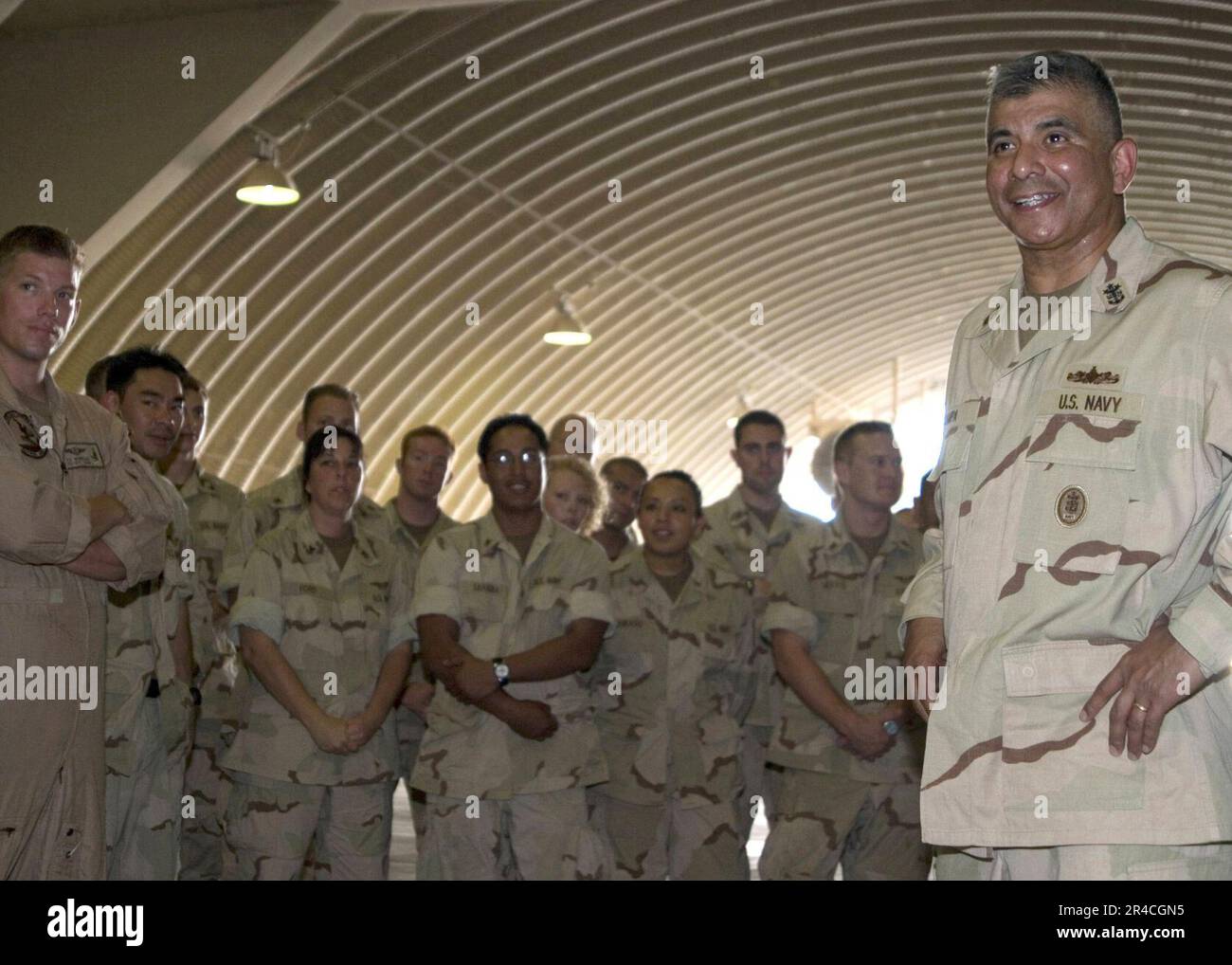 US Navy Master Chief Petty Officer of the Navy (MCPON) Joe Campa Jr ...