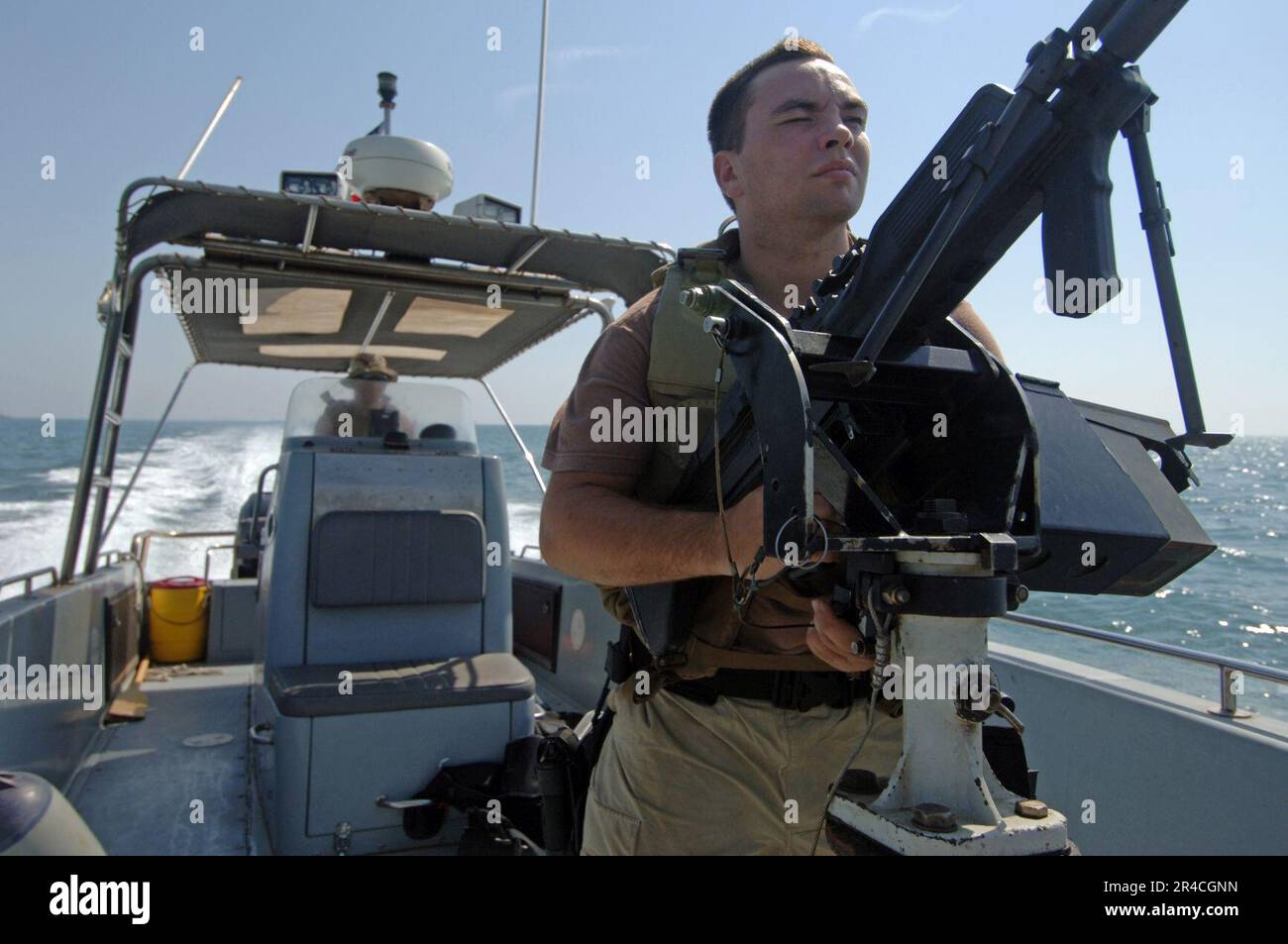 US Navy Harbor Patrol Unit (HPU) provides a constant anti-terrorism ...