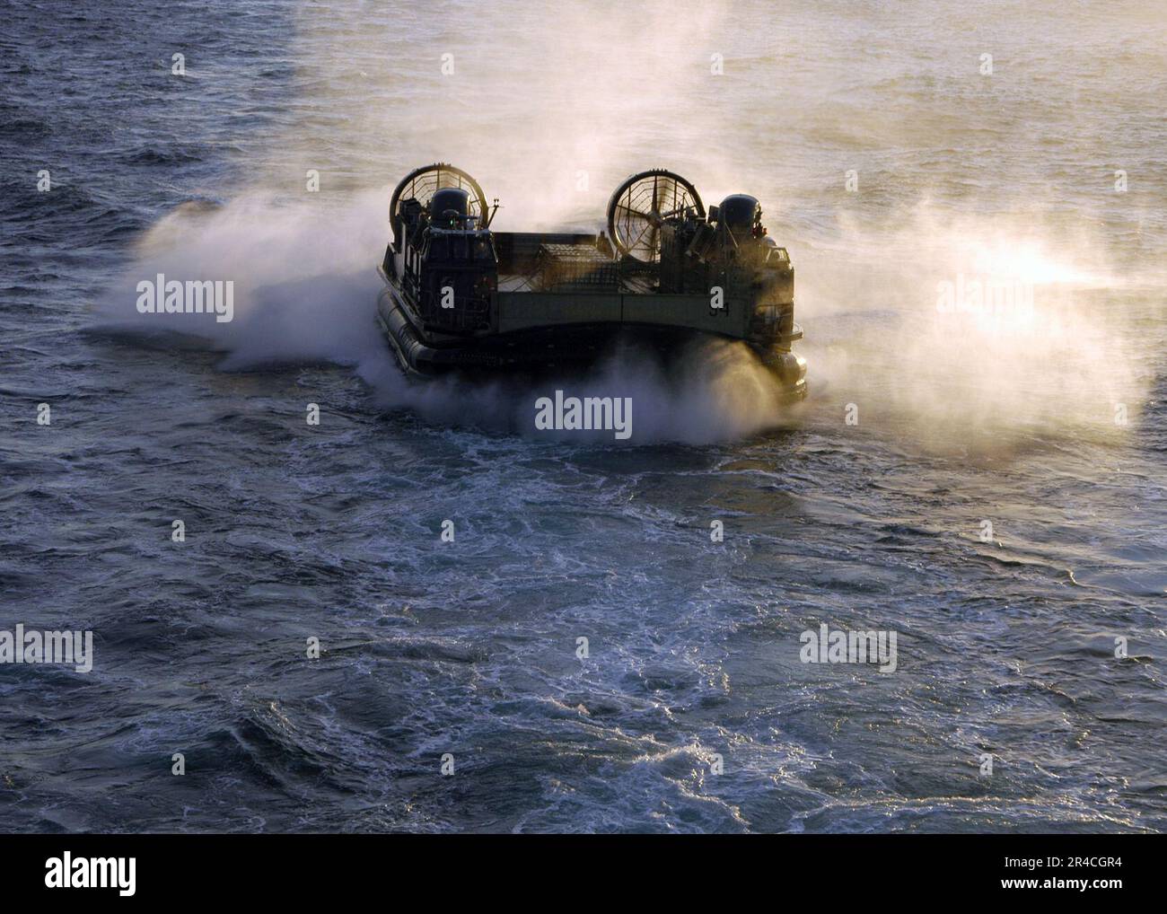US Navy A Landing Craft Air Cushion (LCAC) from Assault Craft Unit Four ...