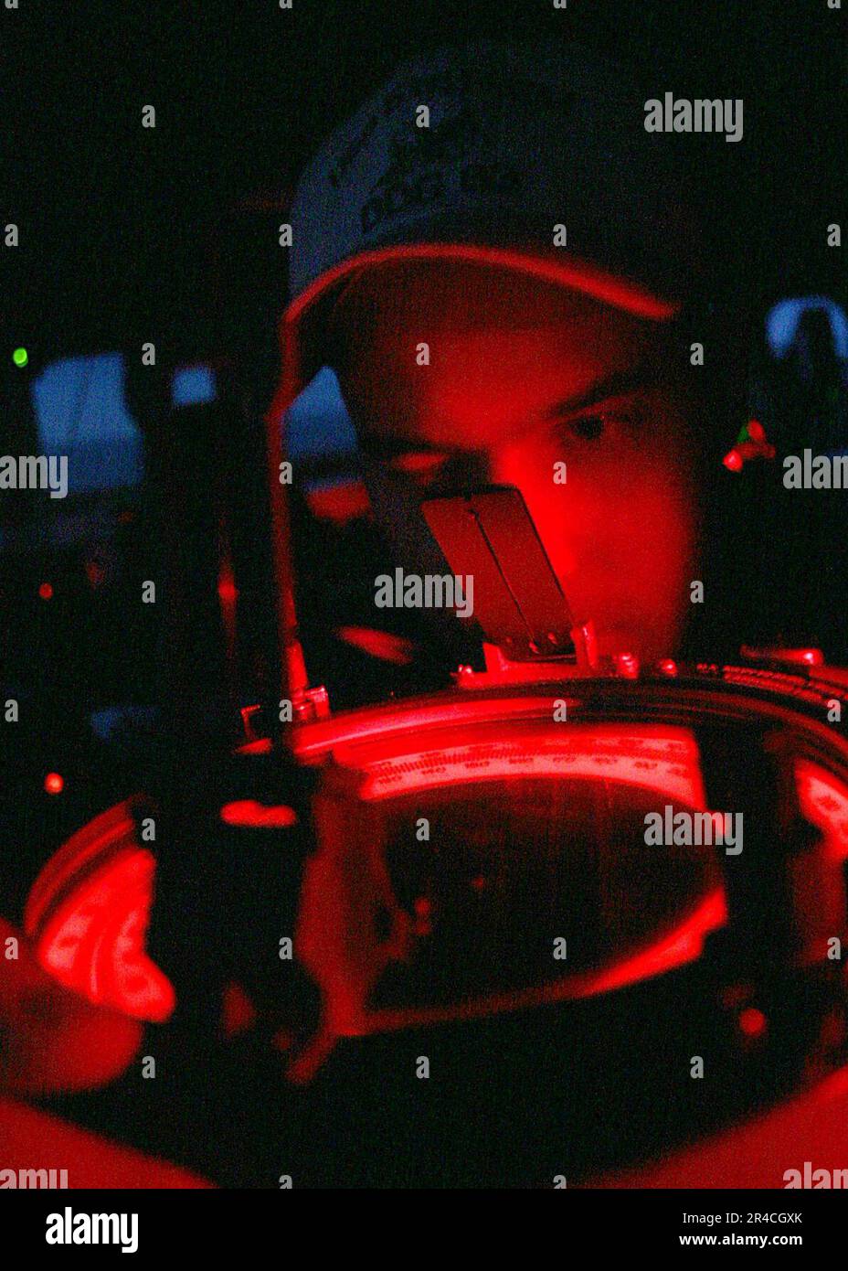 US Navy While standing watch as officer of the deck, Ensign takes ...