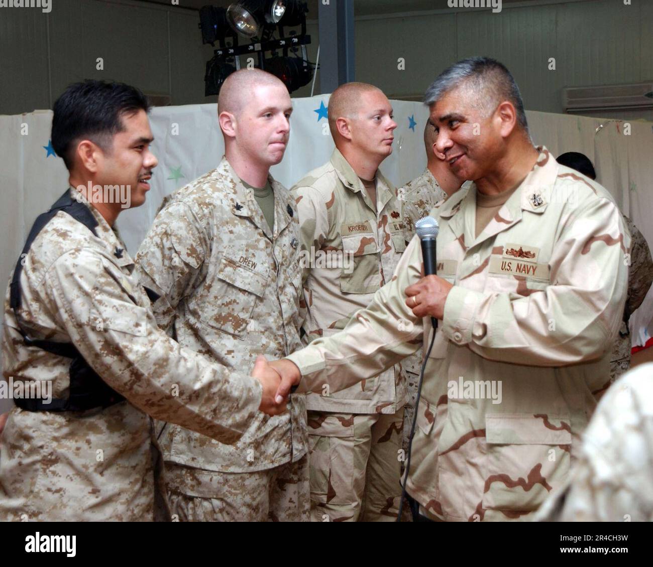 US Navy Master Chief Petty Officer of the Navy (MCPON) recognizes ...