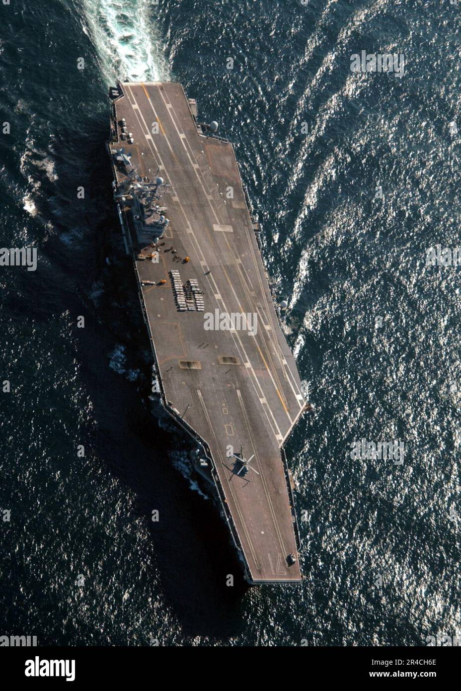 US Navy USS Theodore Roosevelt (CVN 71) conducts a vertical ...