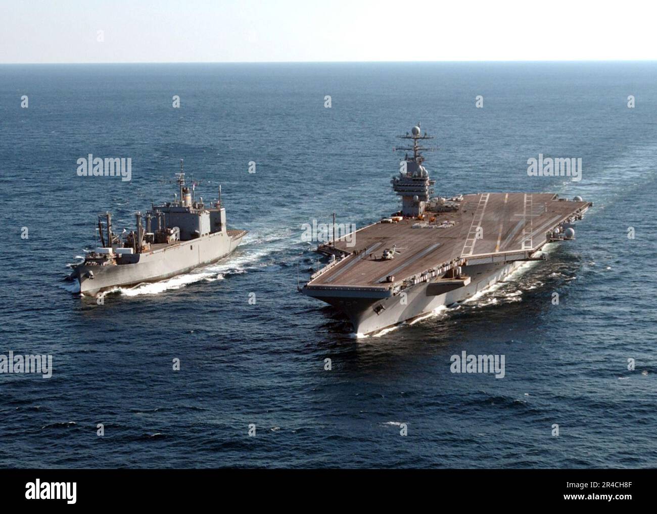 US Navy USS Theodore Roosevelt (CVN 71) conducts a vertical ...