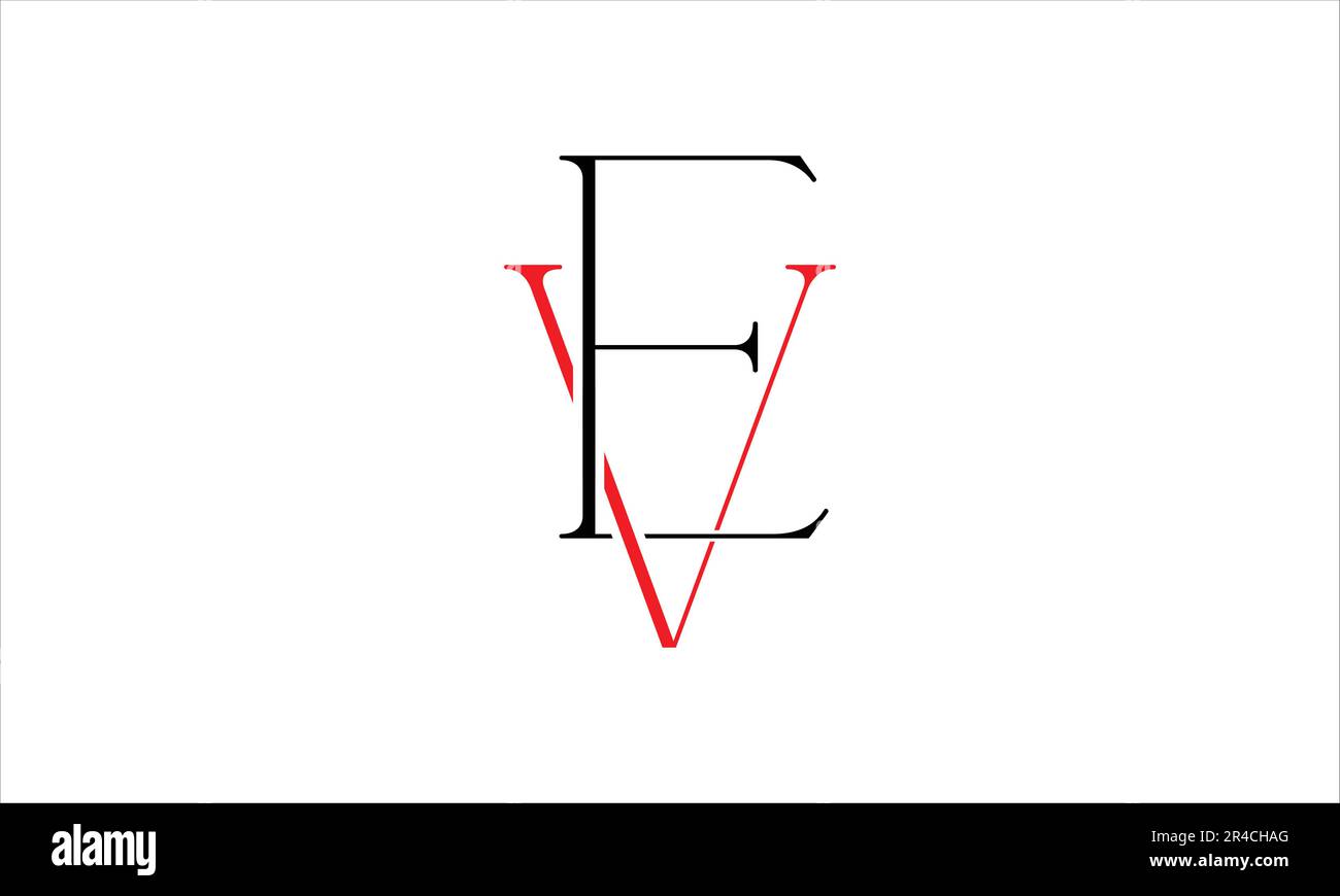 EV VE E V Initials logo design Stock Vector Image & Art - Alamy