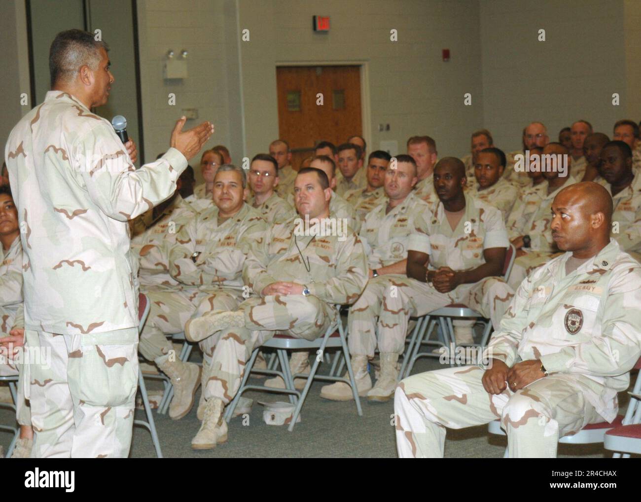 US Navy Master Chief Petty Officer of the Navy (MCPON) Joe R. Campa Jr ...