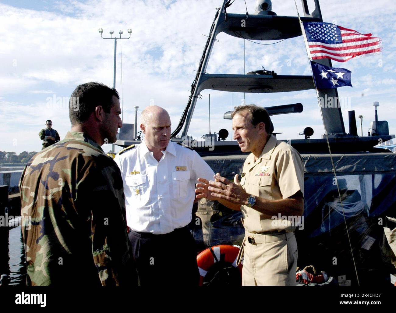 US Navy Commander, Naval Special Warfare Command Rear Adm. Joseph ...