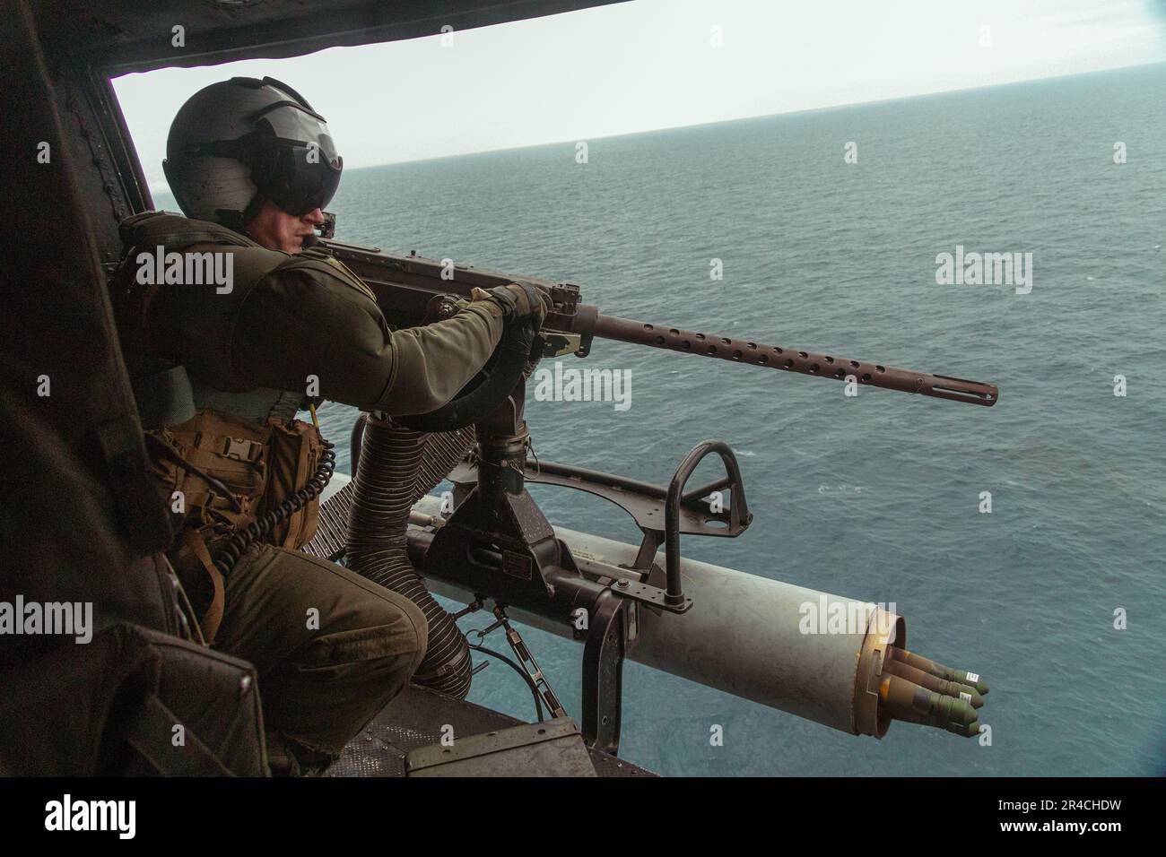 U.S. Marine Corps Lance Cpl. Chadrick Wisniewski, an UH-1Y Venom crew ...
