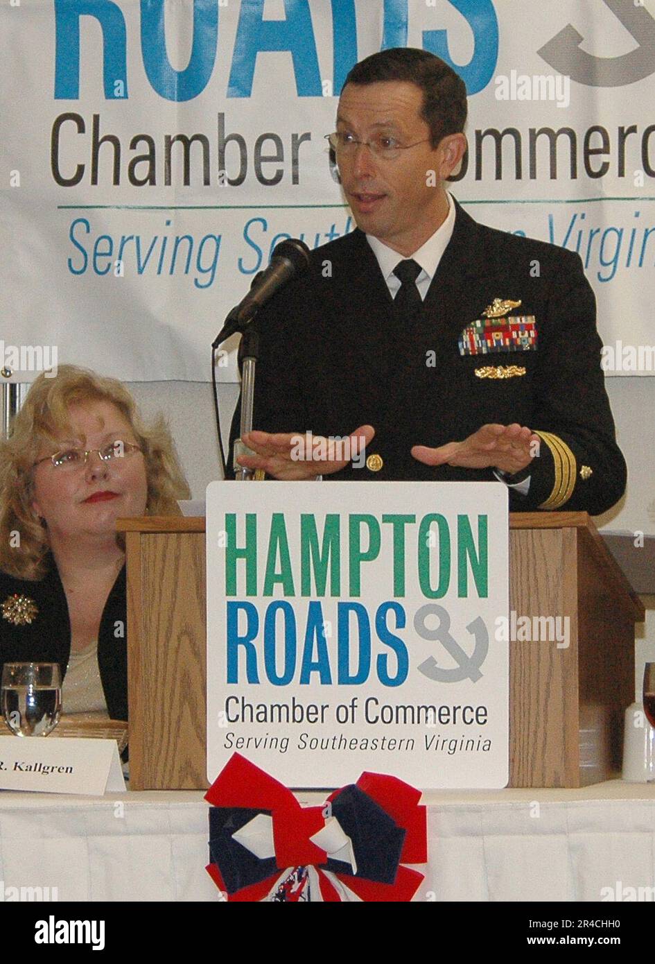 US Navy Guest speaker, Cmdr. Thomas A. Craig, M.D., congratulated ...