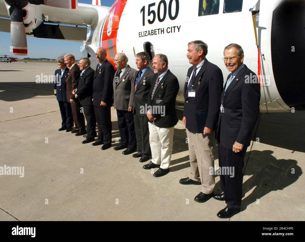 US Navy Crew Six of a HC-130H Hercules class aircraft, Coast Guard 1500 ...