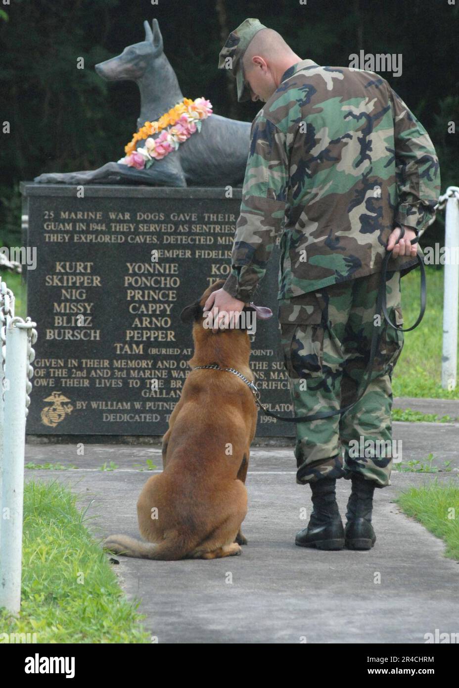 War dog cemetery hi-res stock photography and images - Alamy