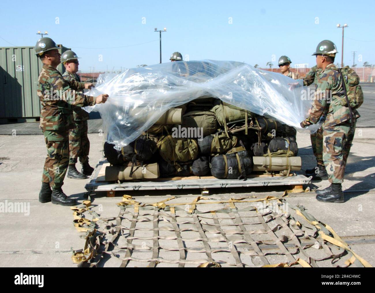 US Navy Members of Naval Mobile Construction Battalion Four (NMCB-4 ...