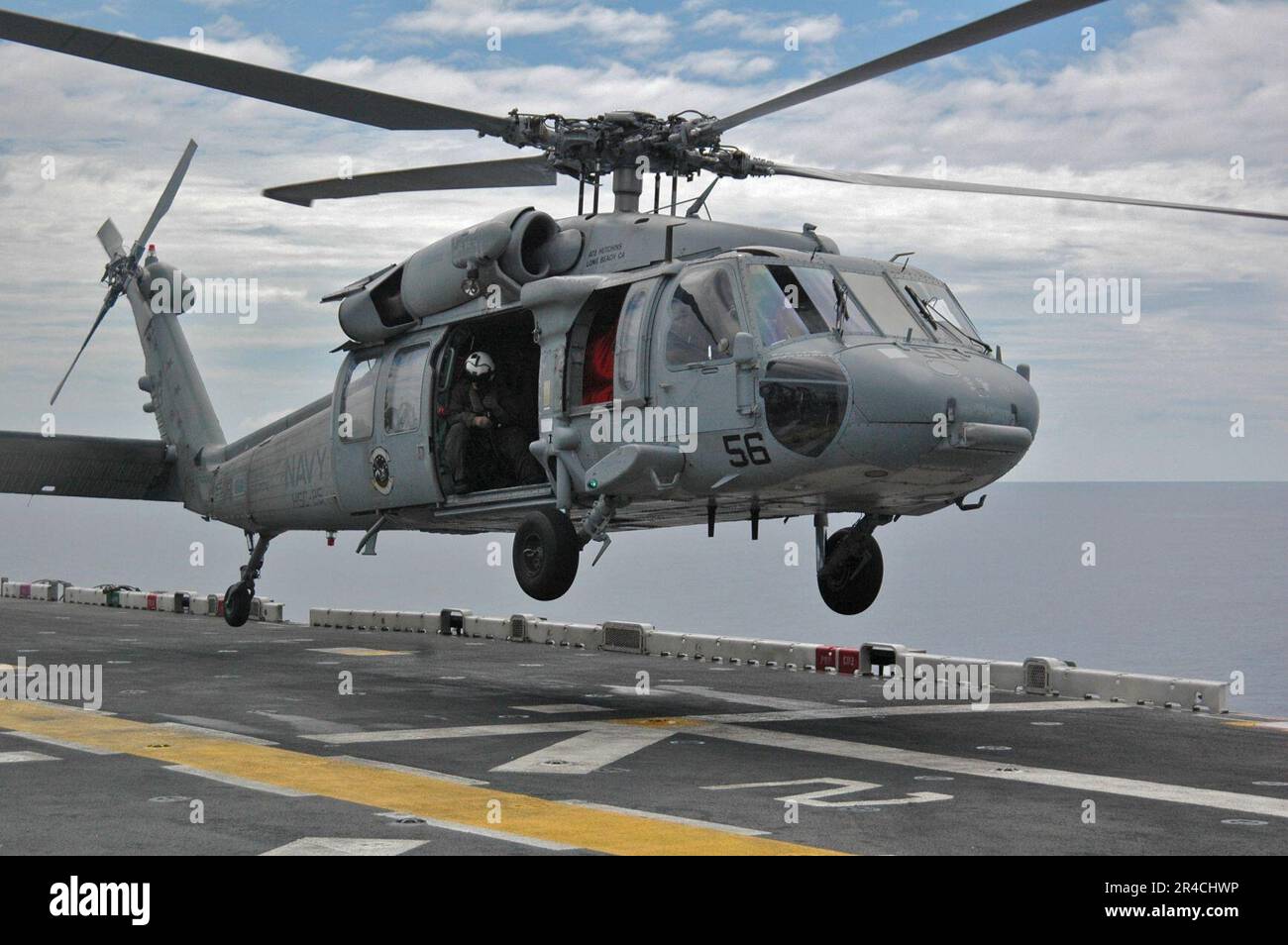 US Navy An MH-60S Seahawk assigned to Helicopter Sea Control Squadron ...