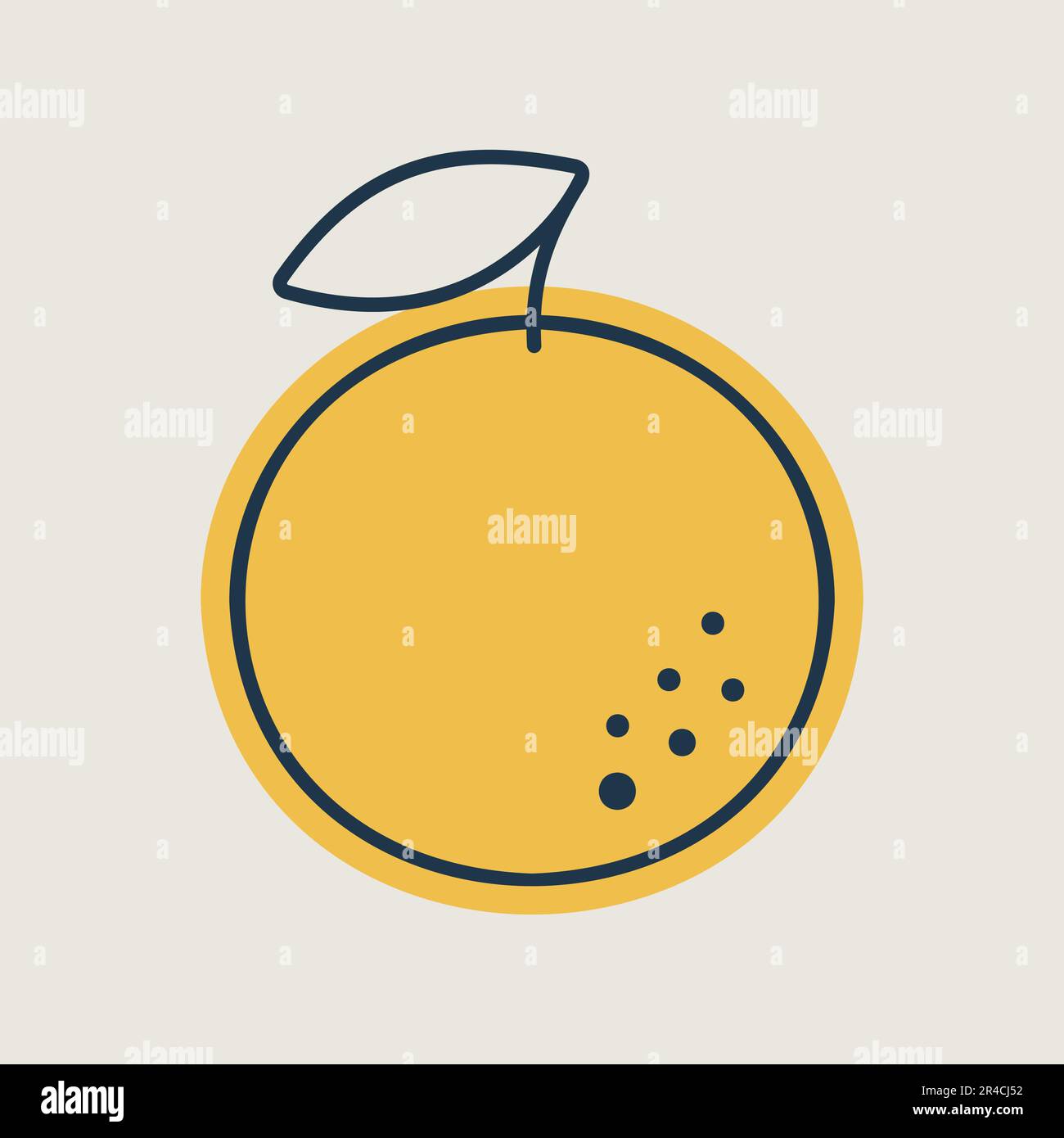 Orange vector icon. Graph symbol for food and drinks web site, apps ...