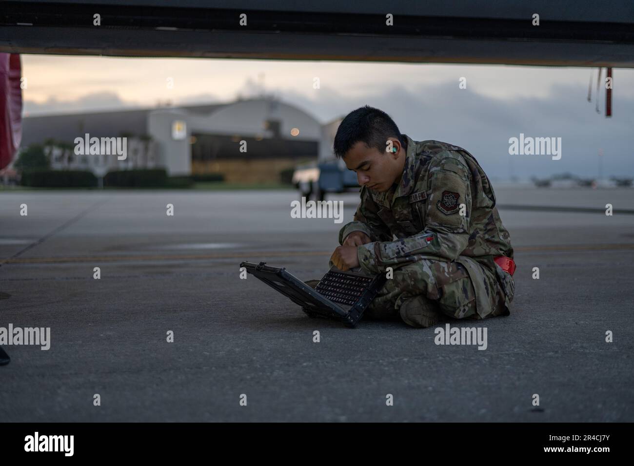 U.S. Air Force Airman Anthony Perez, 6th Aircraft Maintenance Squadron ...