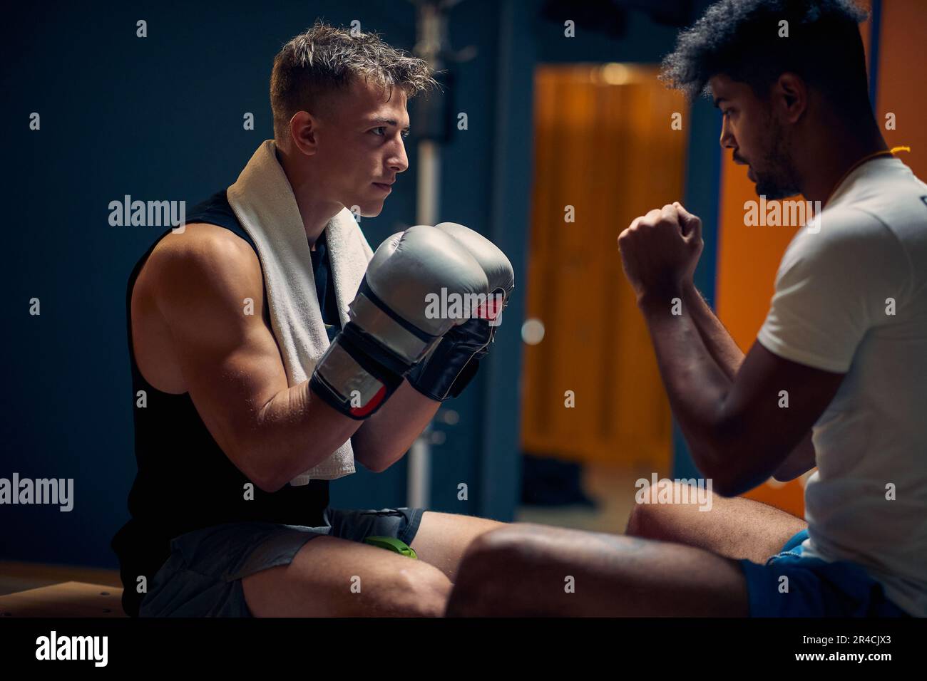 Chest workout concept hi-res stock photography and images - Alamy