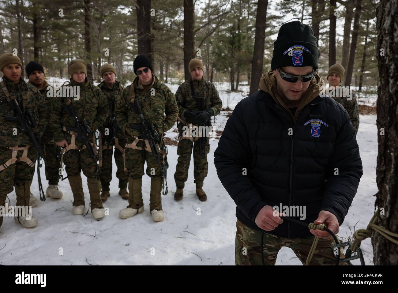 U.S. Army Capt. Ian Brambs, commander of Light Fighter School and ...