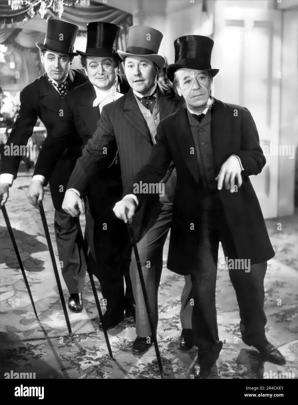 CARY GRANT, DONALD MEEK, JACK OAKIE and EDWARD ARNOLD in THE TOAST OF ...