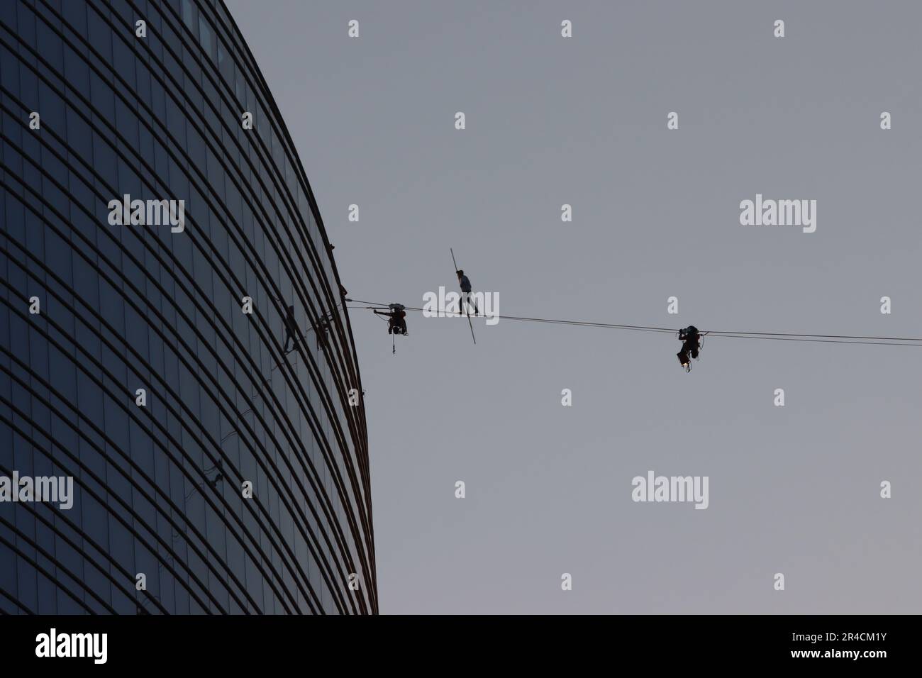 Andrea loreni tightrope walker hi-res stock photography and images - Alamy
