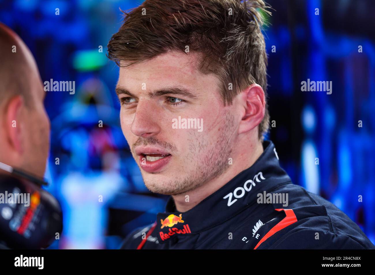 VERSTAPPEN Max (ned), Red Bull Racing RB19, portrait during the Formula ...