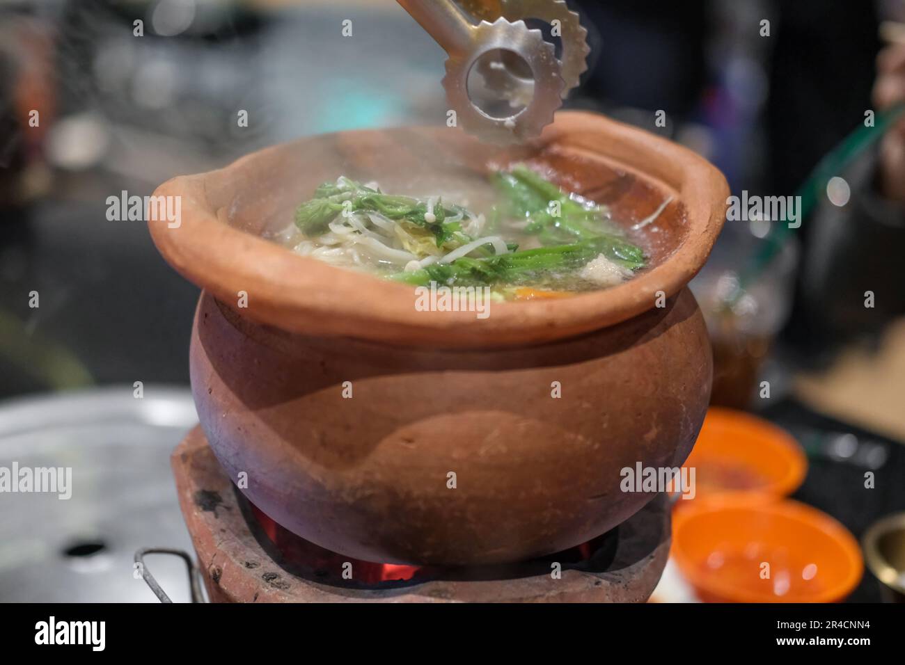 Jim Joom, Thai style of hot pot from the Northeast of Thailand contains ...