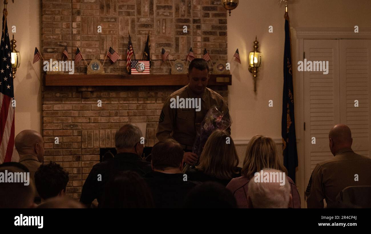 U.S. Marine Master Sgt. Chad Falkos retires from service after 21 ...