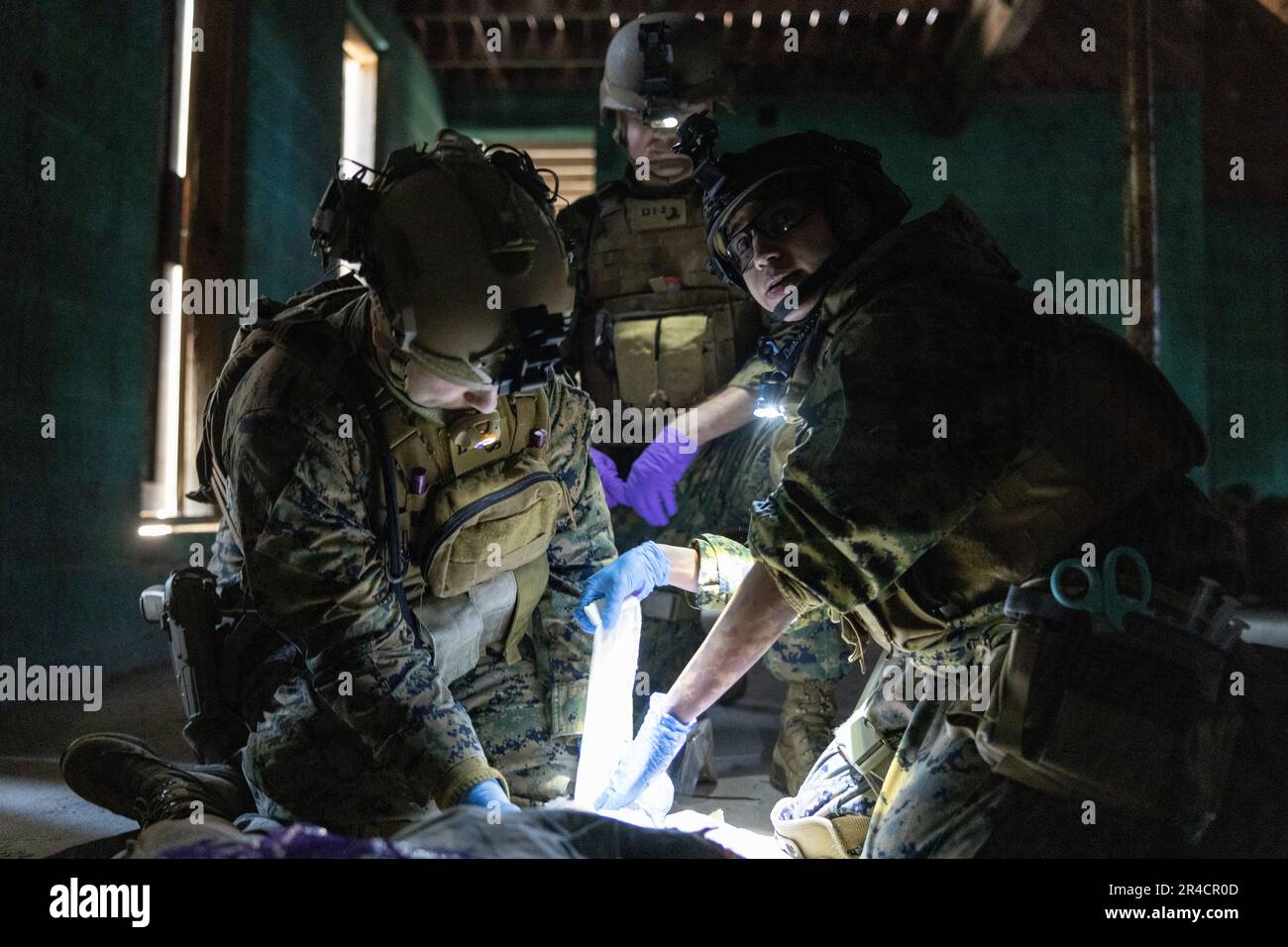 U.S. Navy Lt. Cmdr. Marissa Mayor, right, a general surgeon, Hospital ...