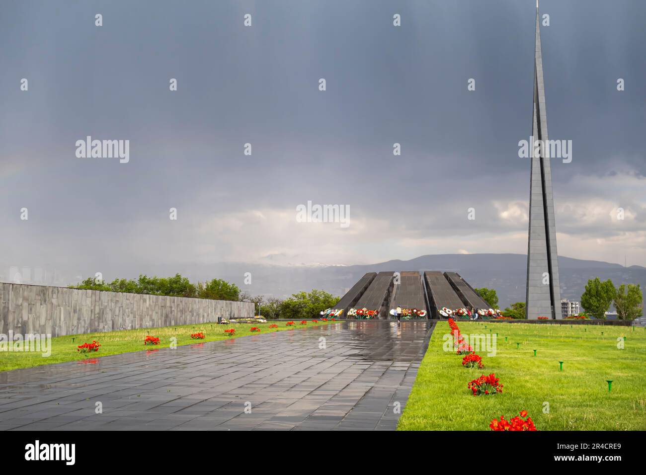 Tsitsernakaberd Armenian Genocide Memorial Complex Yerevan Stock Photo ...