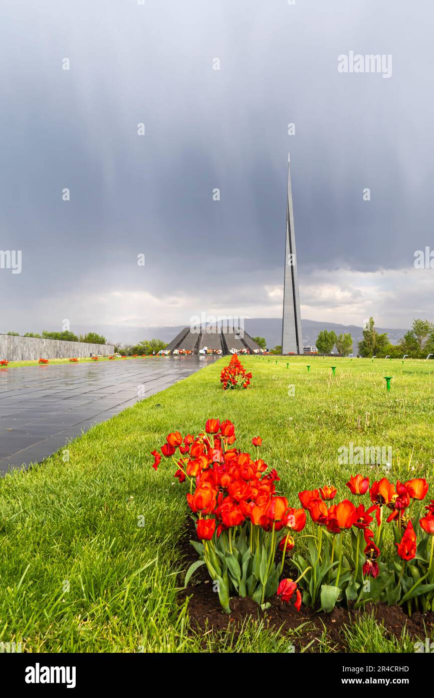 Tsitsernakaberd Armenian Genocide Memorial Complex Yerevan Stock Photo ...