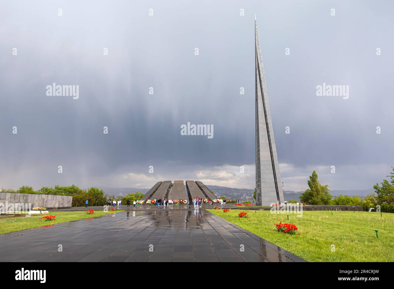 Tsitsernakaberd Armenian Genocide Memorial Complex Yerevan Stock Photo ...