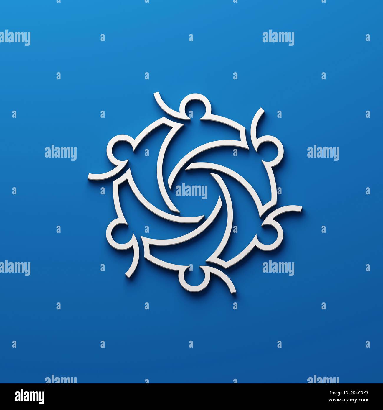 Empowering Teamwork of people coming together in unity, symbolizing the ...