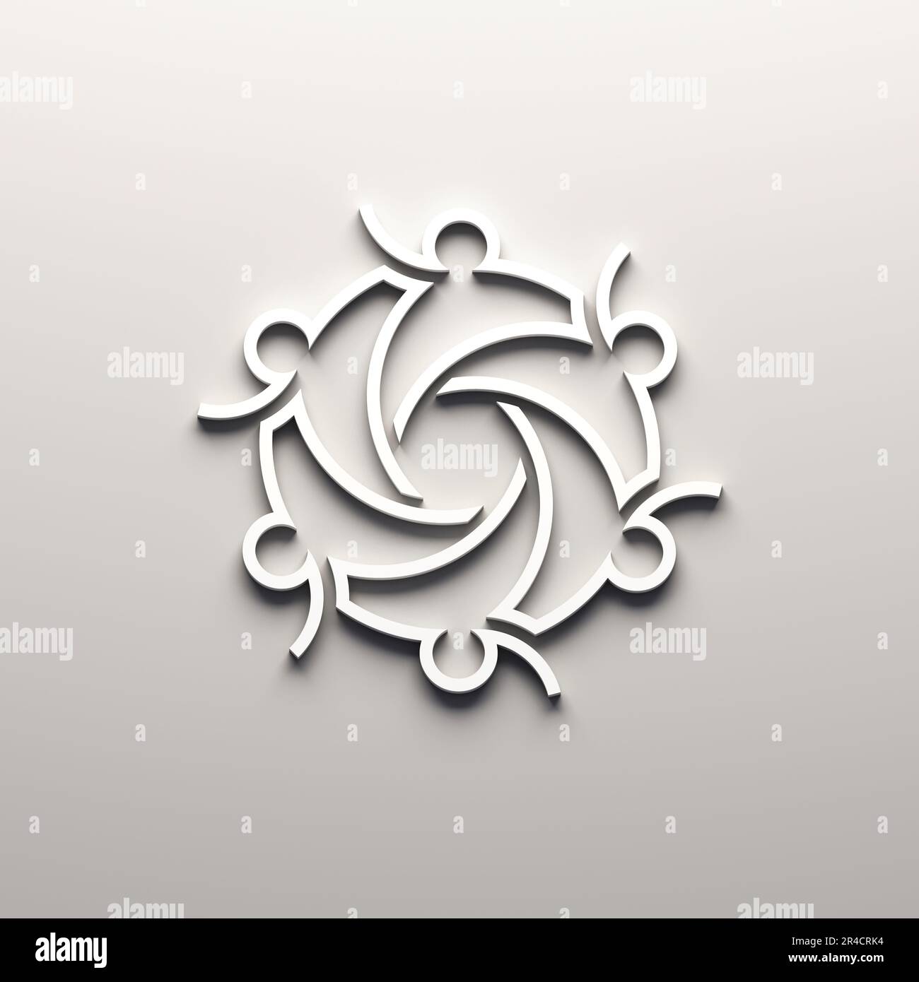 Empowering Teamwork of people coming together in unity, symbolizing the ...