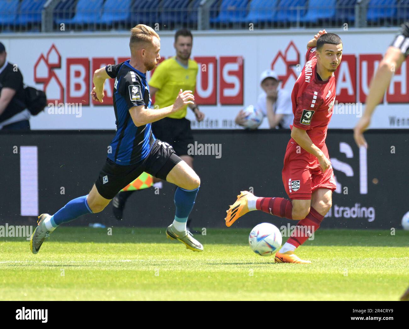 Manheim, Deutschland. 27th May, 2023. firo : 05/27/2023, football, 3 ...