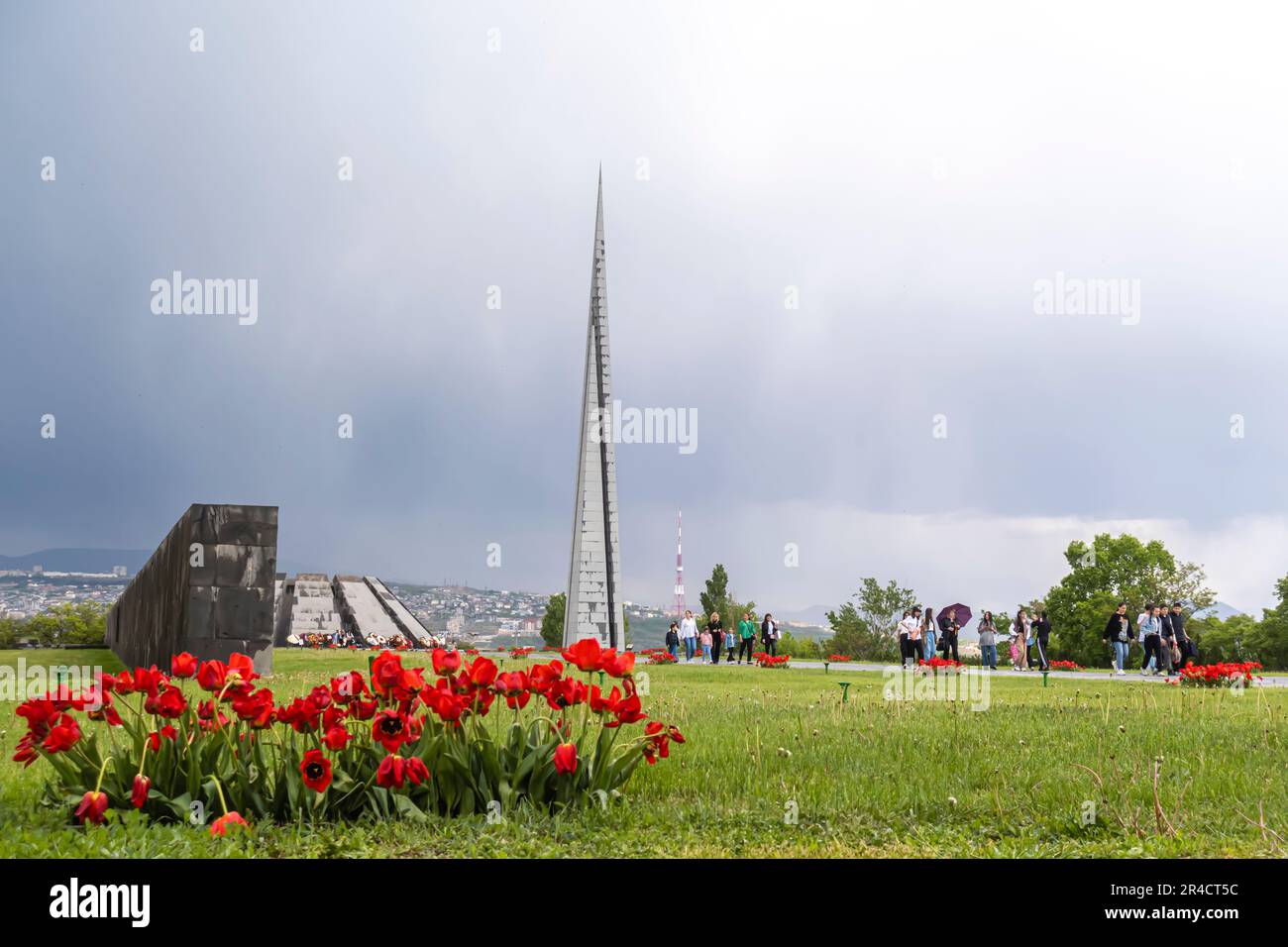 Tsitsernakaberd Armenian Genocide Memorial Complex Yerevan Stock Photo ...